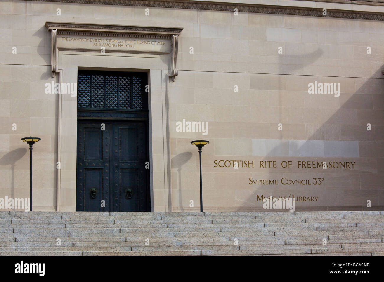 Scottish Rite of Freemasonry building in Washington DC Stock Photo - Alamy