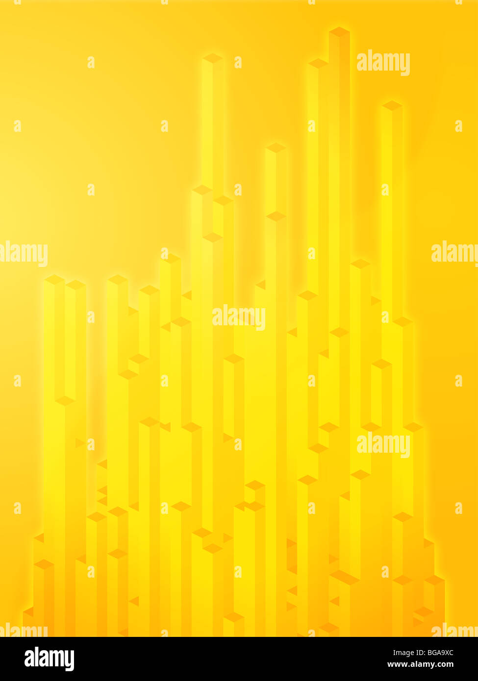 Abstract illustration wallpaper of 3d geometric shapes Stock Photo - Alamy