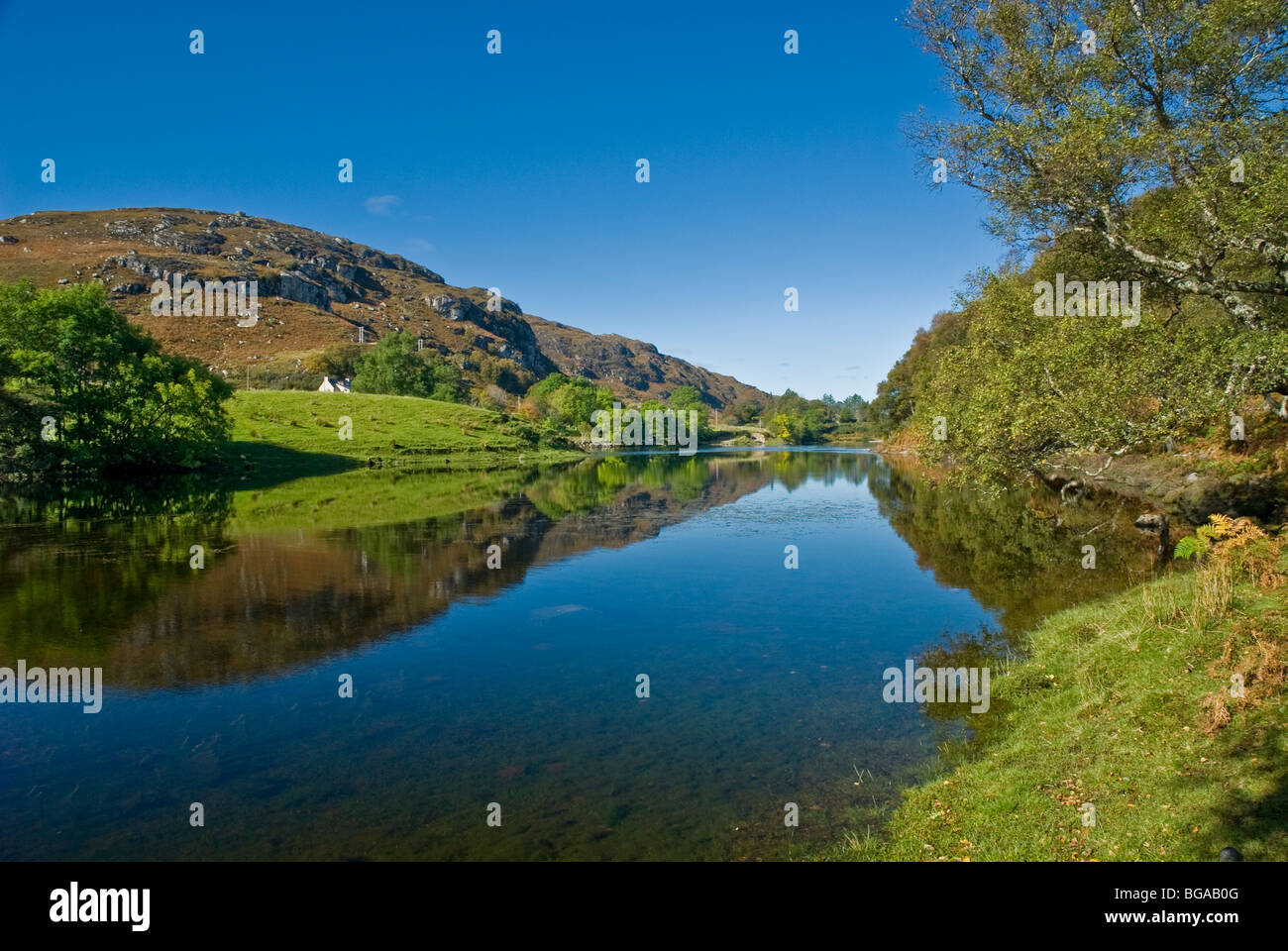 River Ewe Poolewe Ross & Cromarty Highland Scotland Stock Photo - Alamy