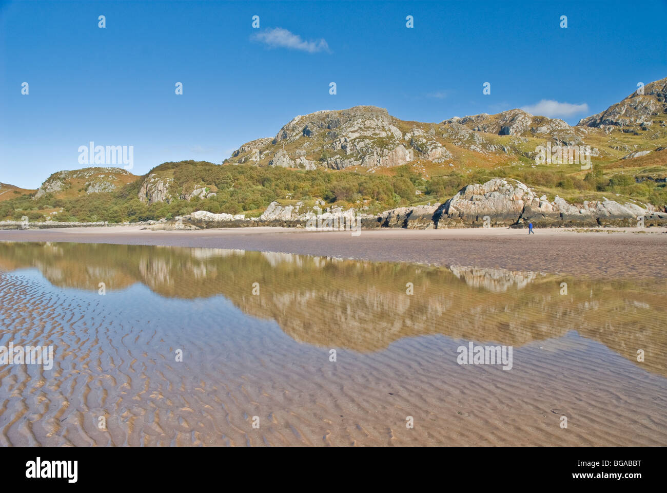 Gruinard Beach nr Laide Ross & Cromarty Highland Scotland Stock Photo ...
