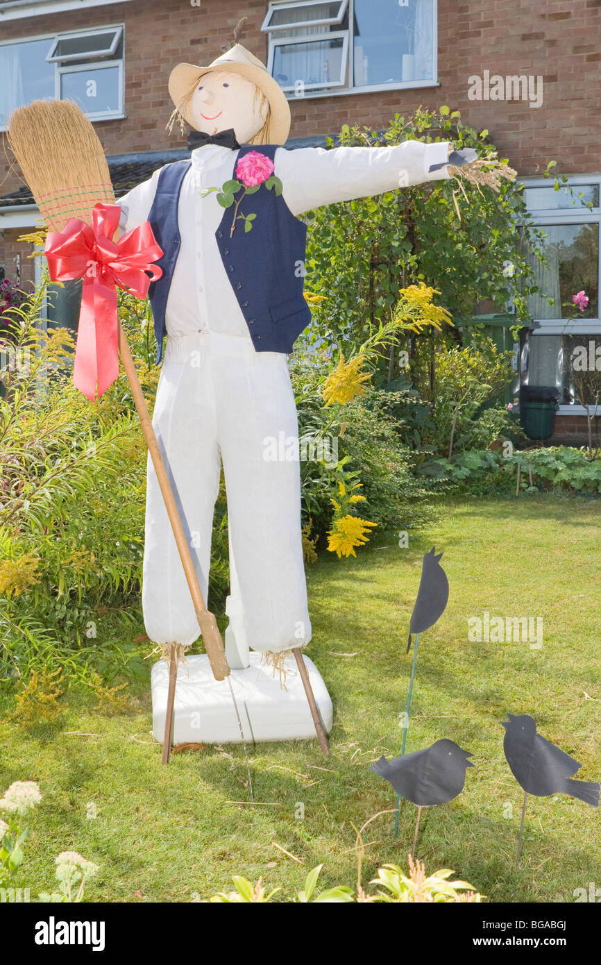 A fairly traditional scarecrow at 2009 Flamstead Scarecrow Festival ...