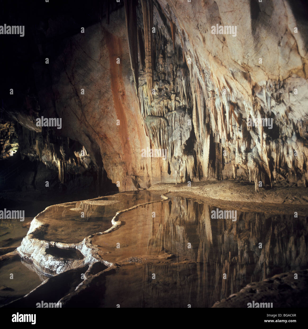 Cave Domica. Jaskyna Domica. Slovakia Stock Photo - Alamy
