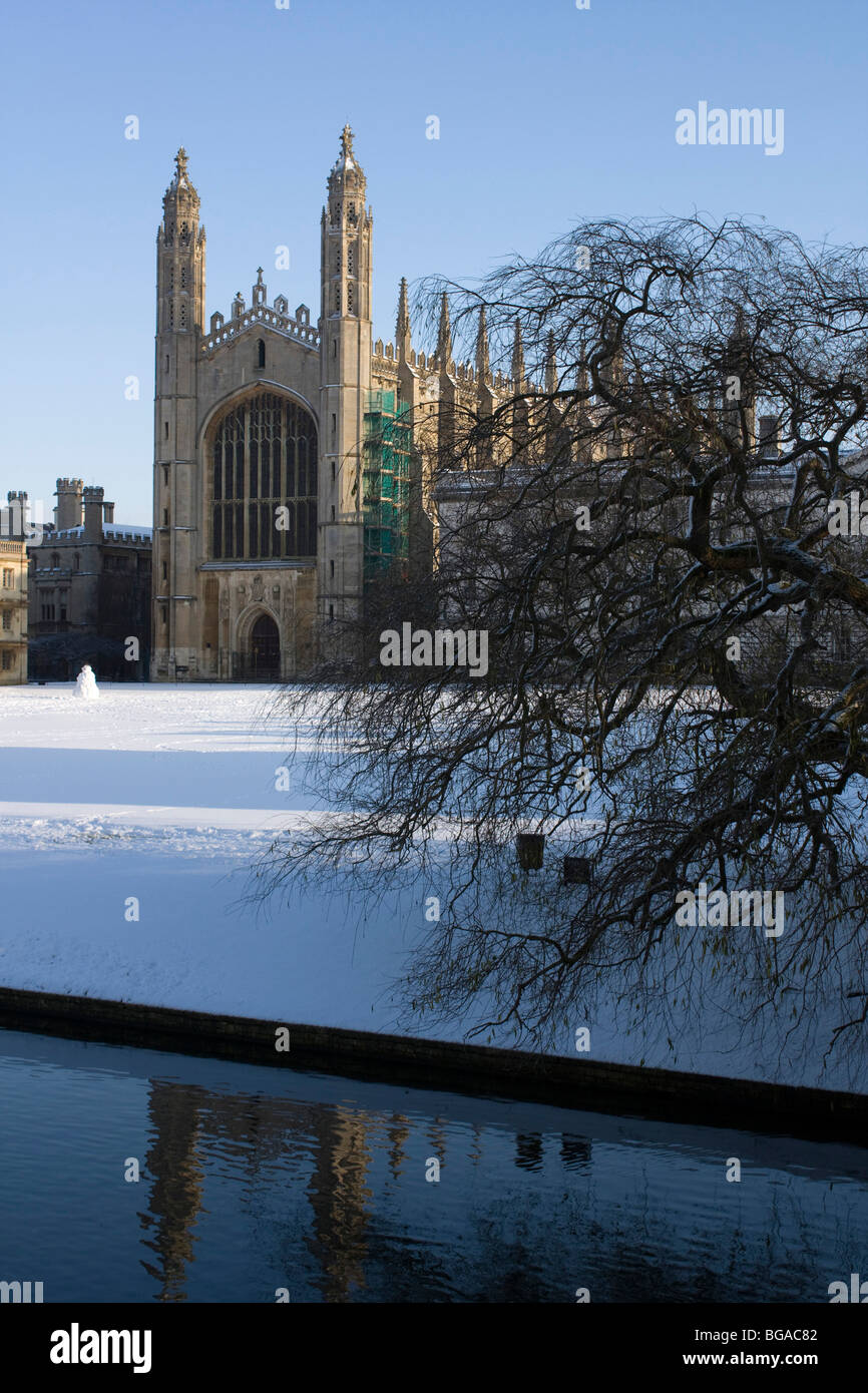 Kings cambridge snow hi-res stock photography and images - Alamy