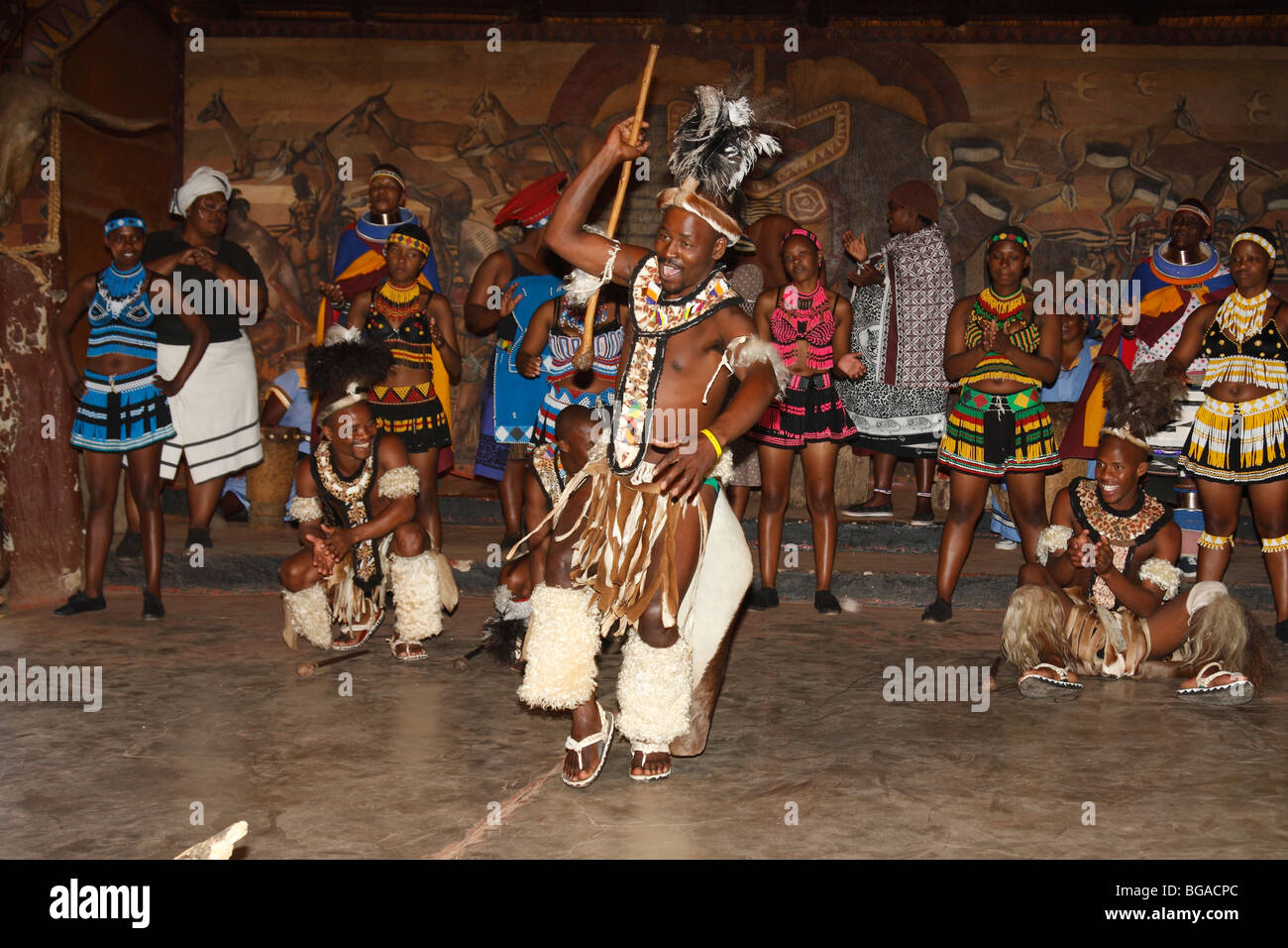 Zulu wearing traditional hi-res stock photography and images - Alamy
