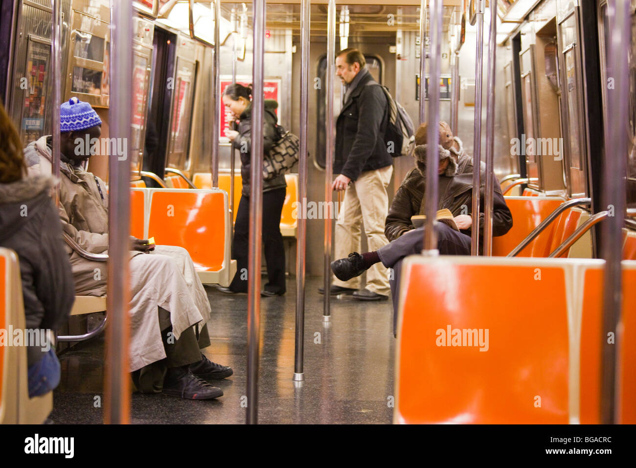 Riding new york subway travel hi-res stock photography and images - Alamy