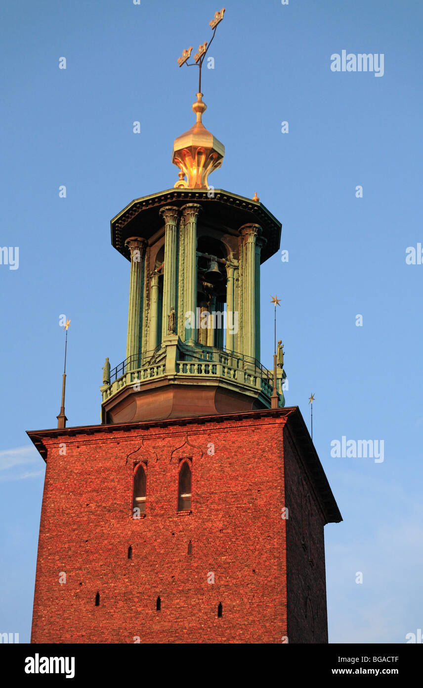 Stockholm city hall tower hi-res stock photography and images - Alamy