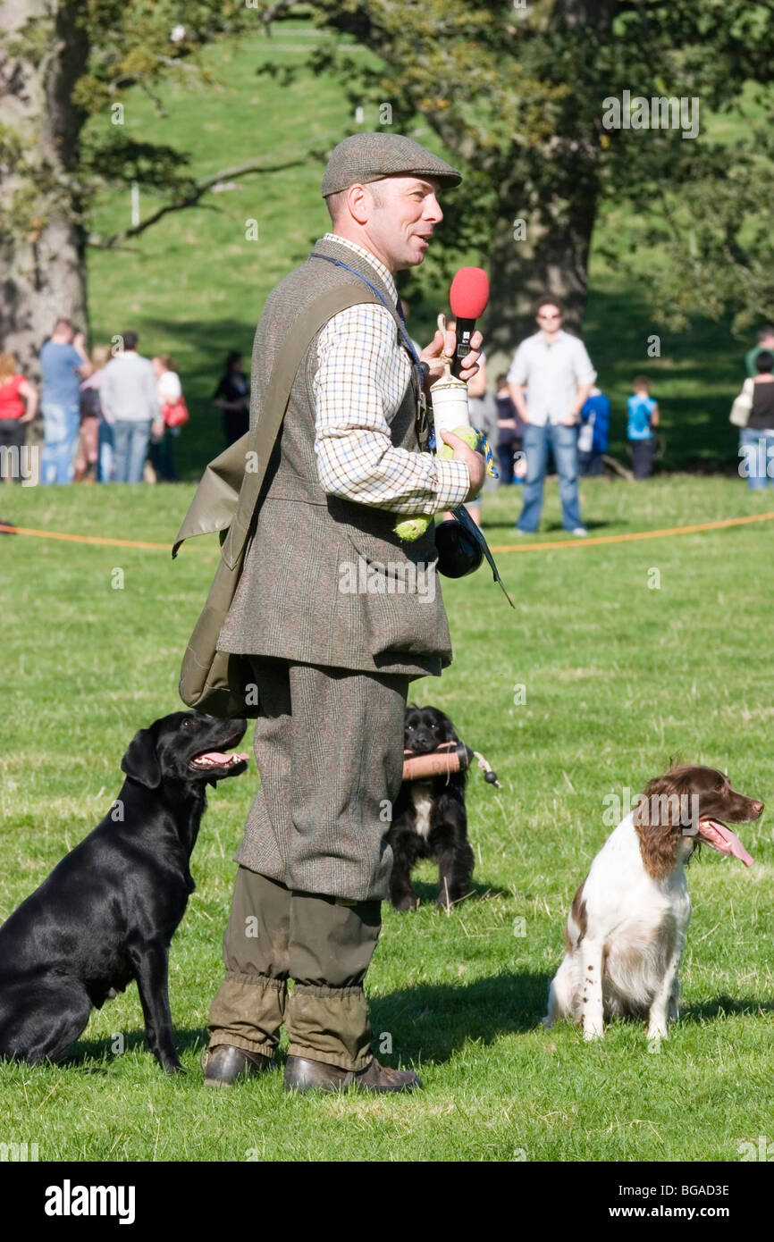 Dog Obedience display at Bowhill Estate - Selkirk, Scotland Stock Photo ...