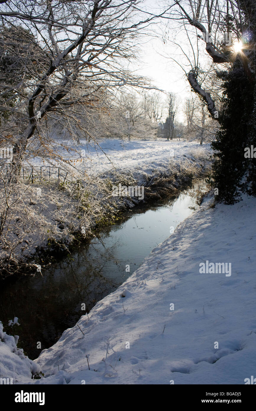 snow on ground Stock Photo - Alamy