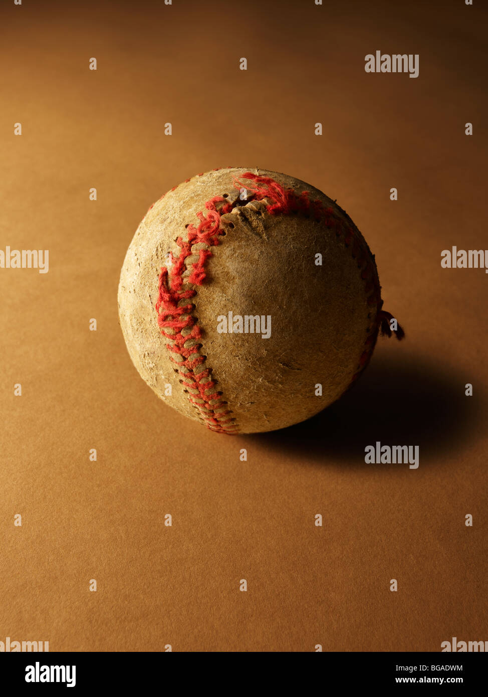 Worn Out Baseball Stock Photo - Alamy