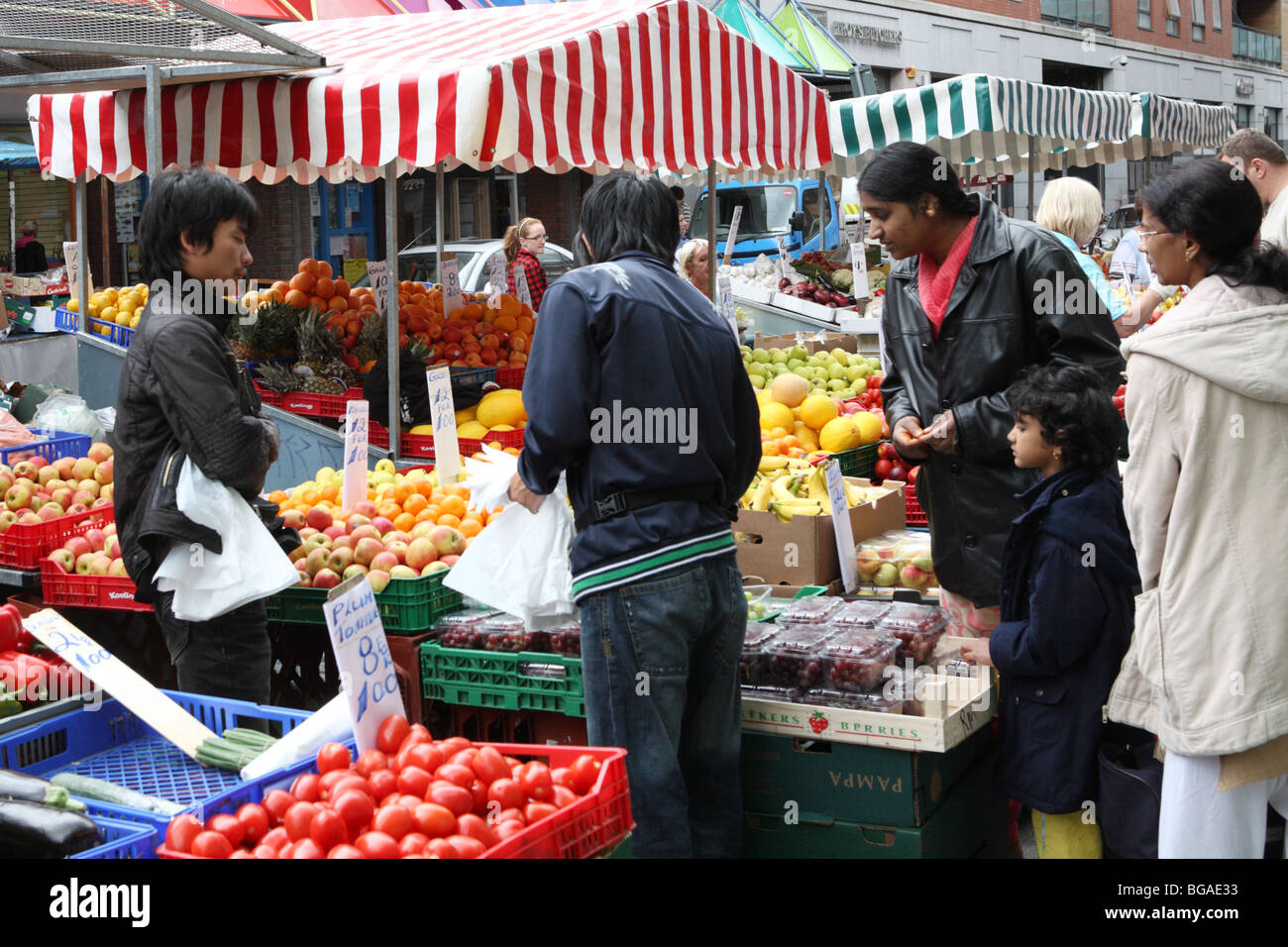 Moore Street. Dublin City. Ireland Stock Photo - Alamy