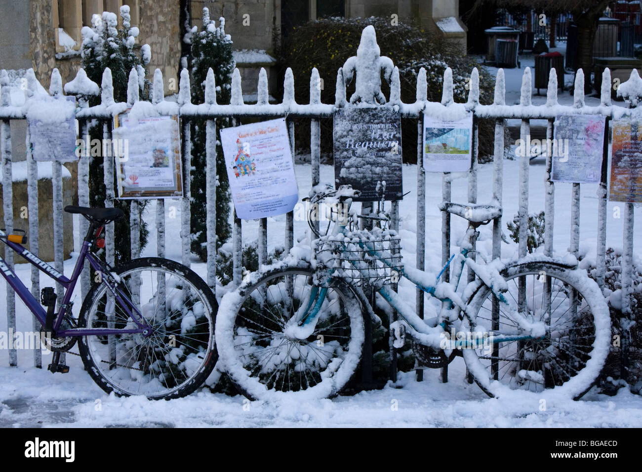snow on ground Stock Photo - Alamy