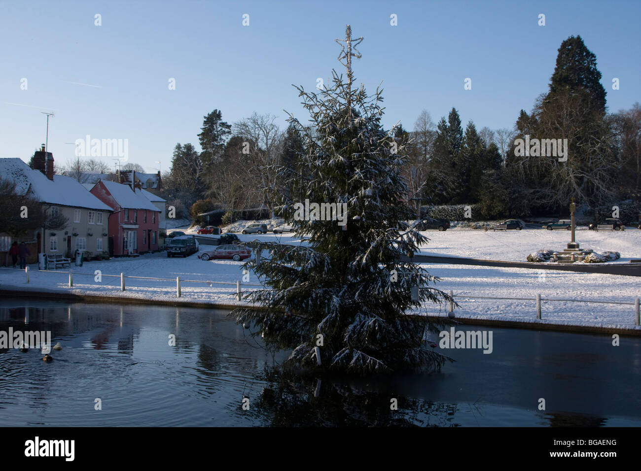 snow on ground Stock Photo - Alamy