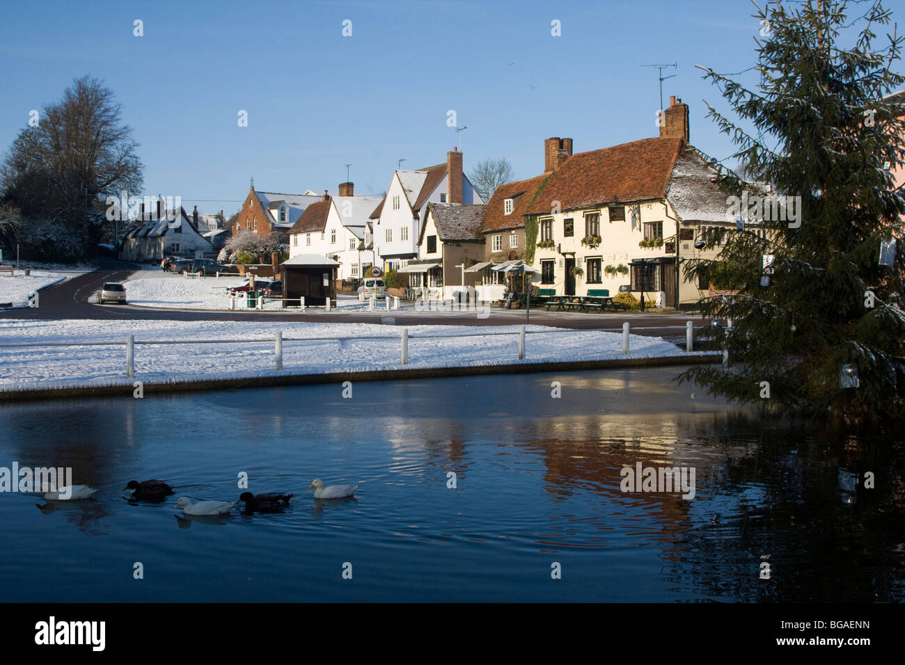 snow on ground Stock Photo - Alamy