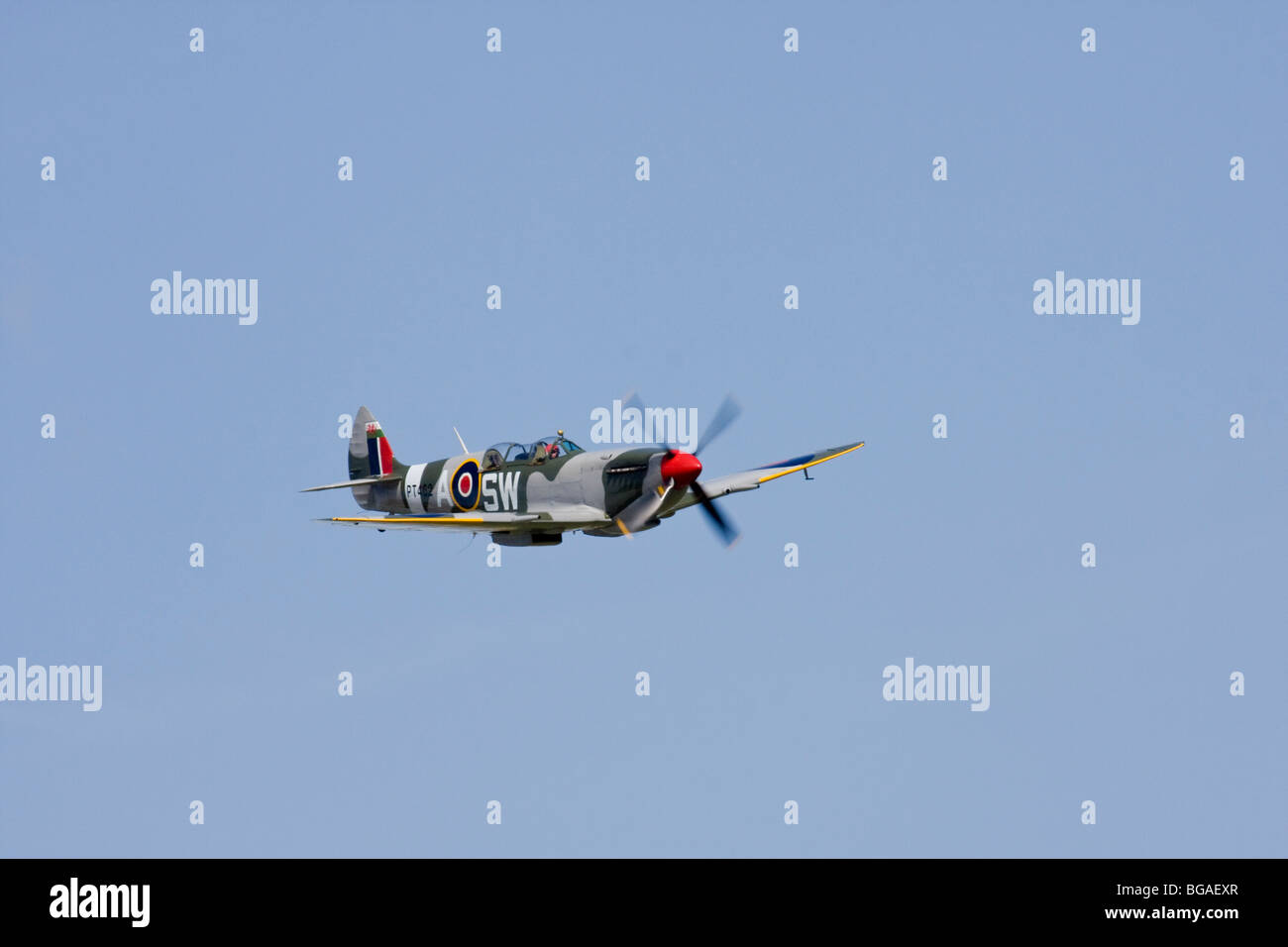 RAF two seat trainer Spitfire T.IX PT462 Stock Photo - Alamy