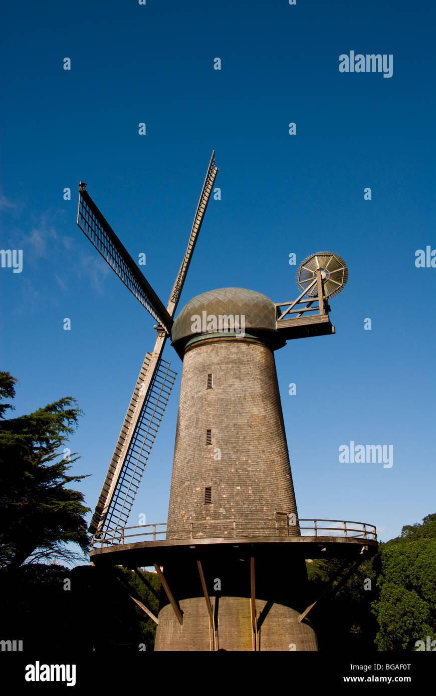 California: San Francisco. Dutch windmill in Golden Gate Park. Photo ...