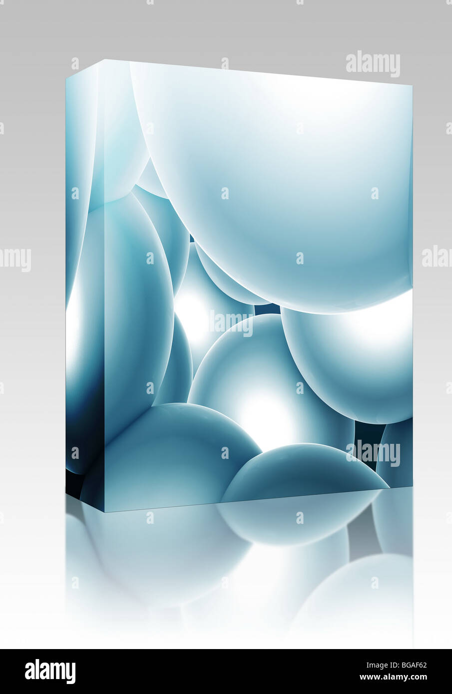 Software package box Abstract background illustration formed from many ...