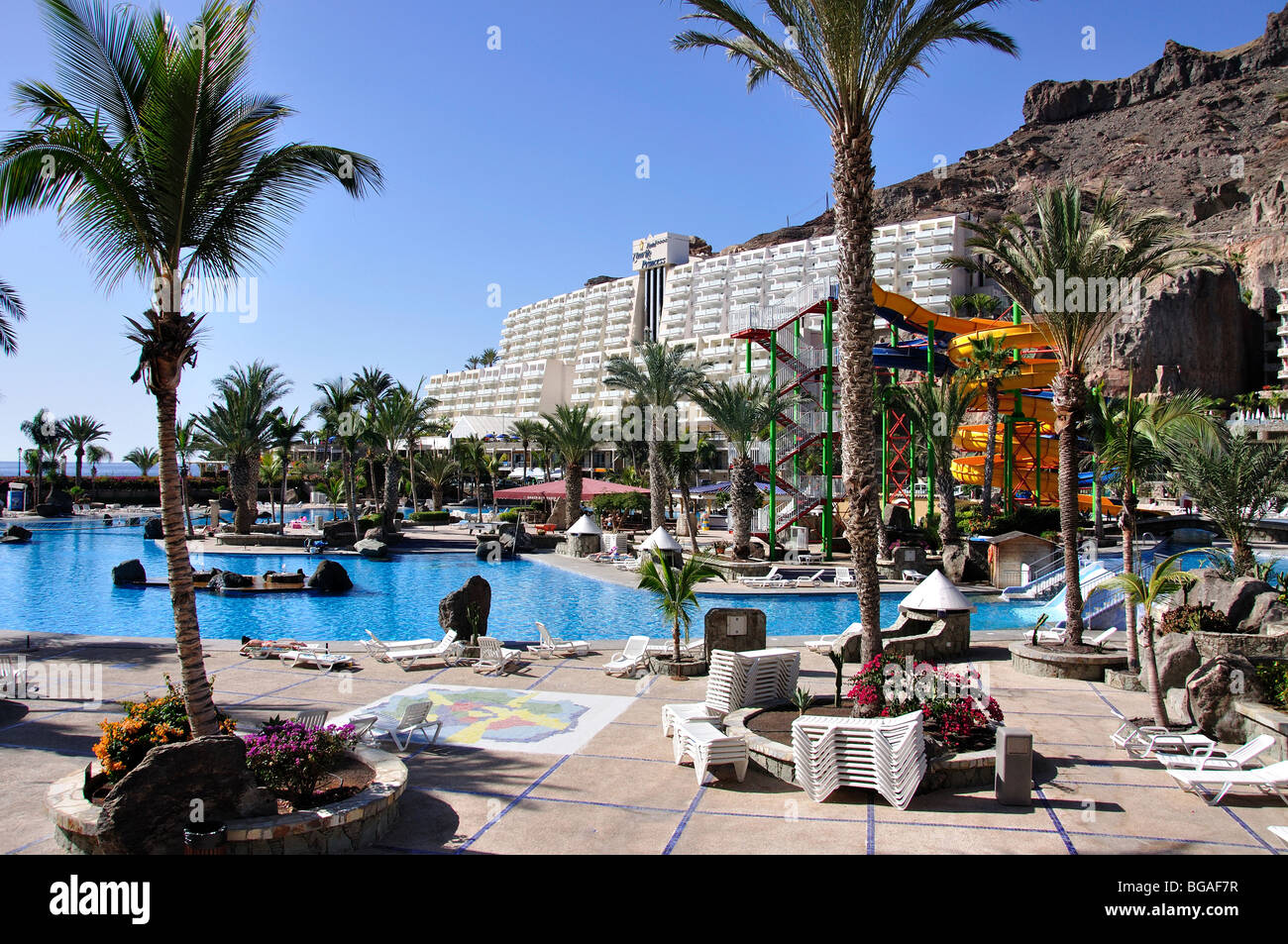 Lago Oasis, Playa Taurito, Mogan Municipality, Gran Canaria, Canary ...