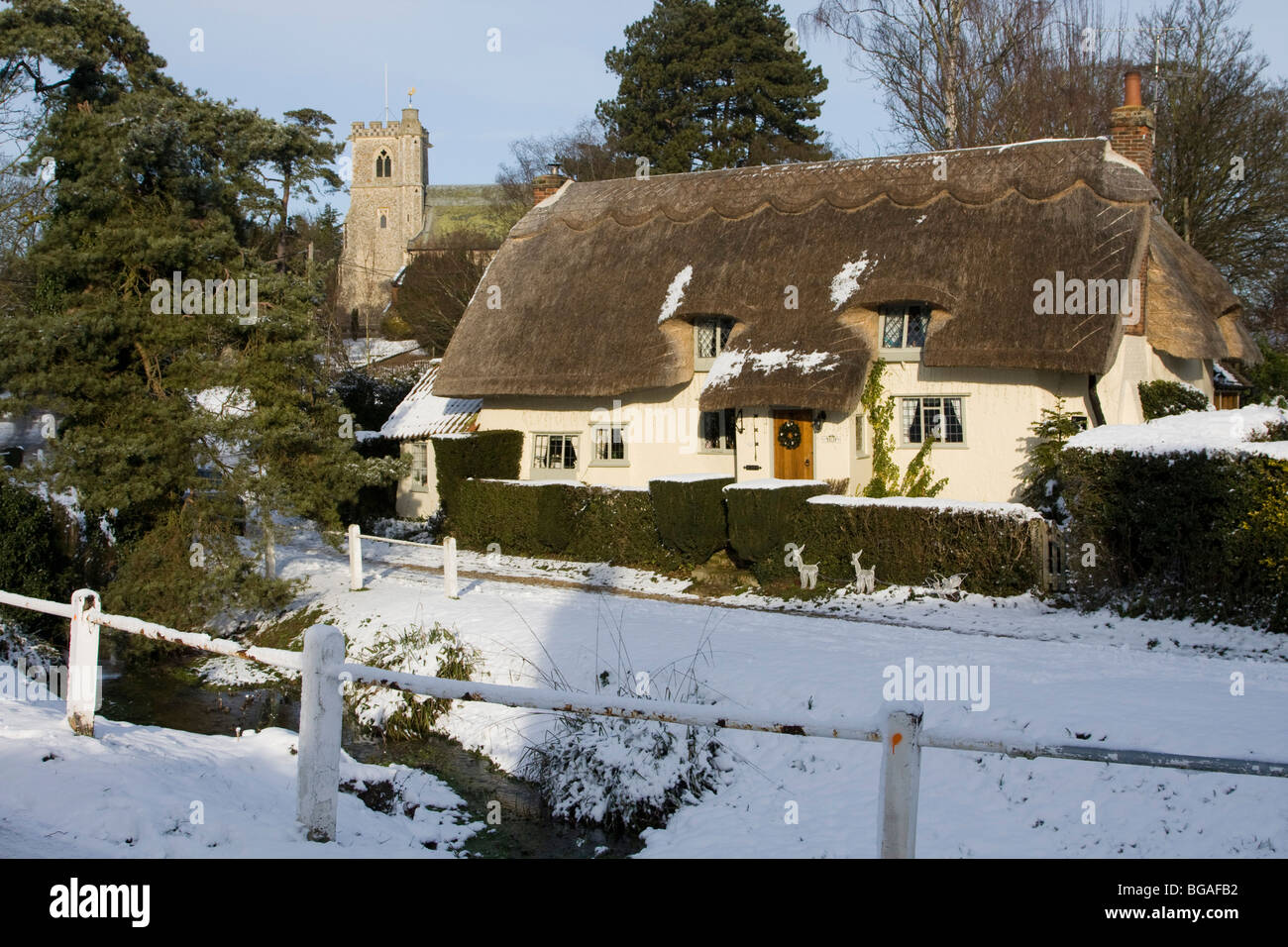 snow on ground Stock Photo - Alamy