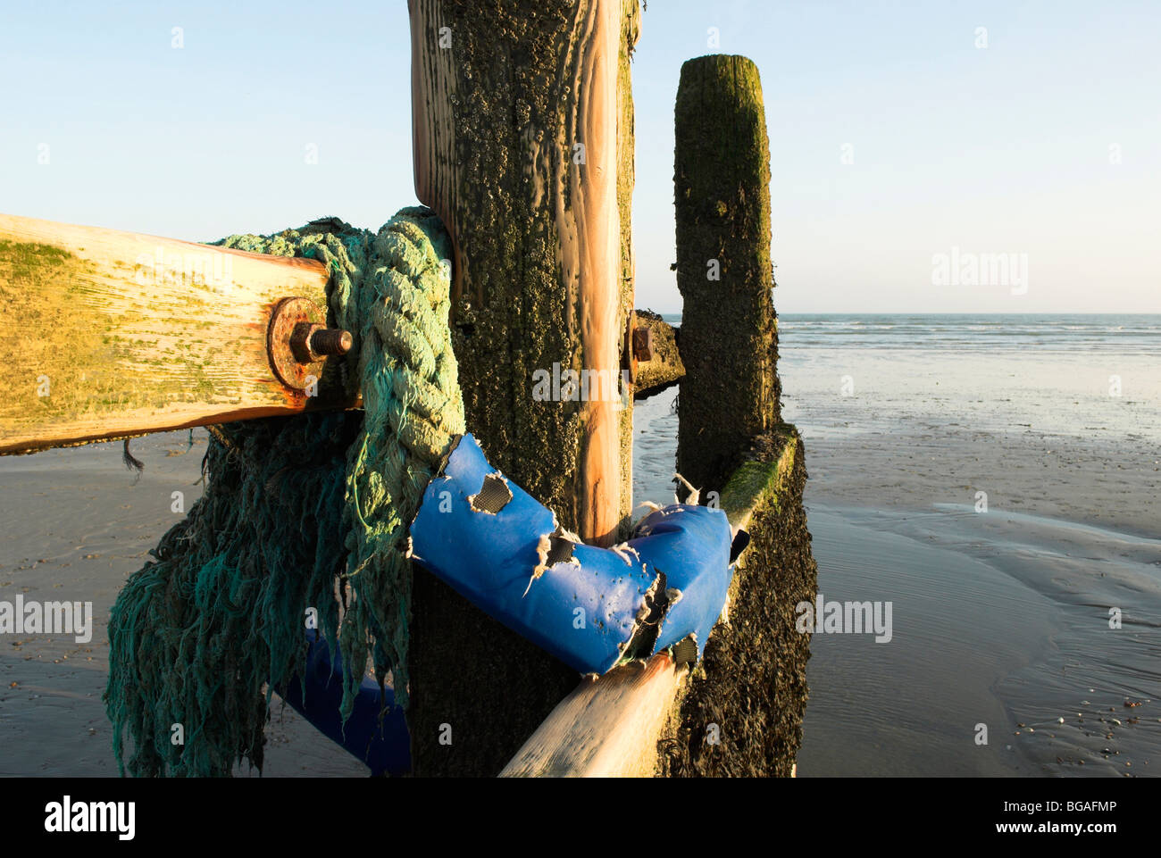 A south coast sea defence Stock Photo - Alamy