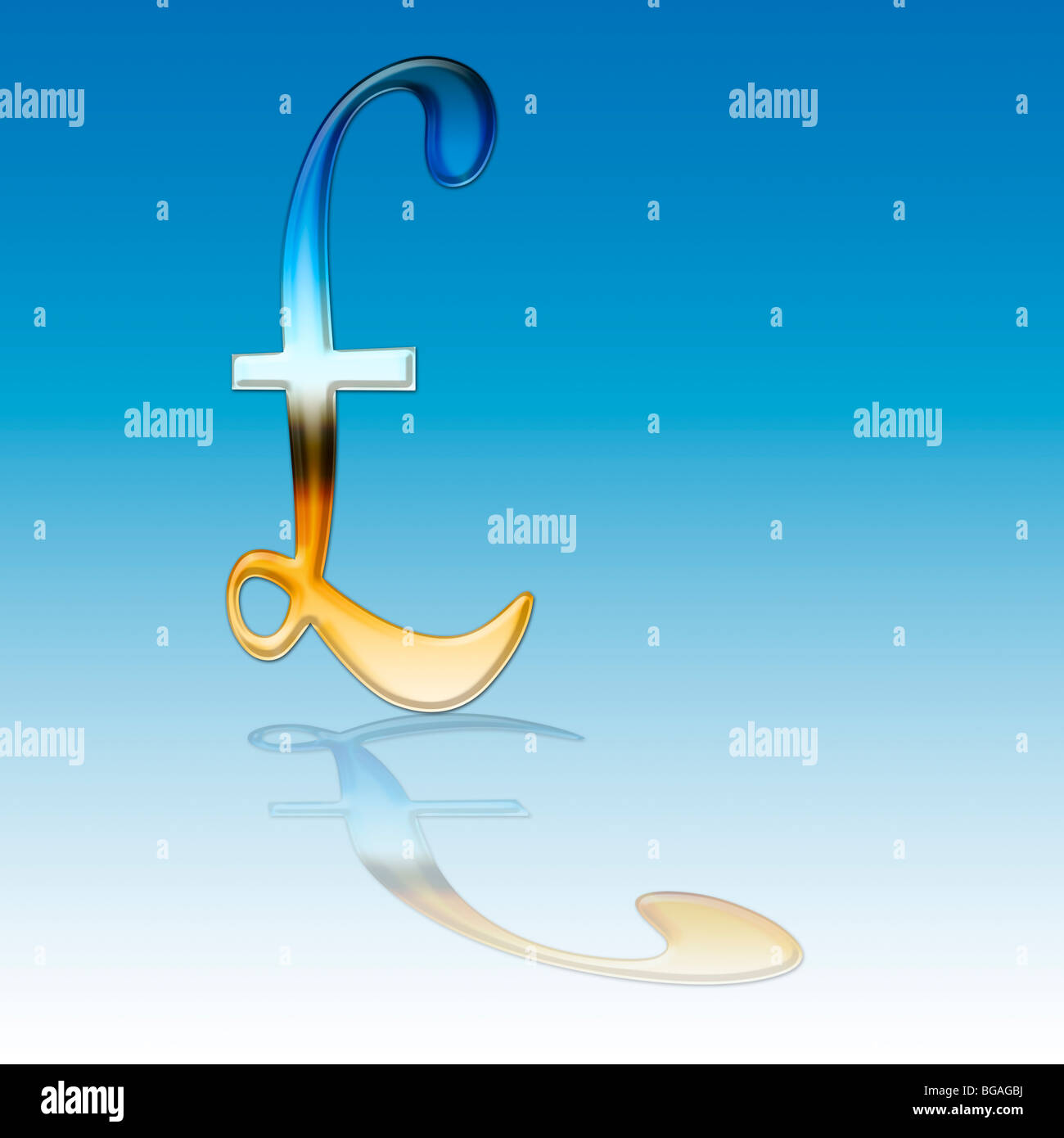 Sterling Pound Sign Stock Photo - Alamy