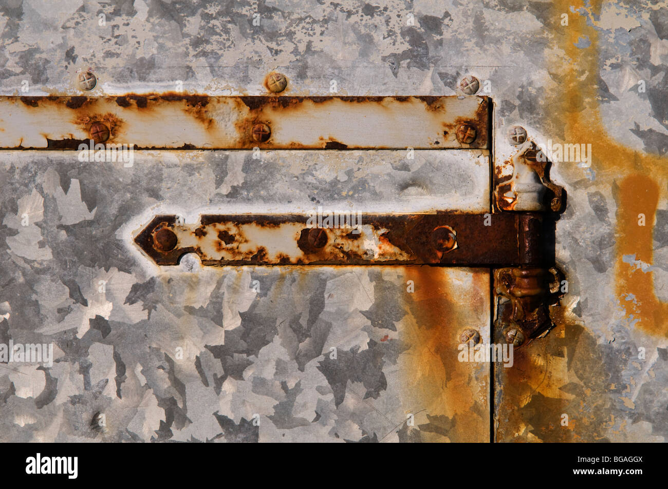 Rusty metal hinge Stock Photo - Alamy