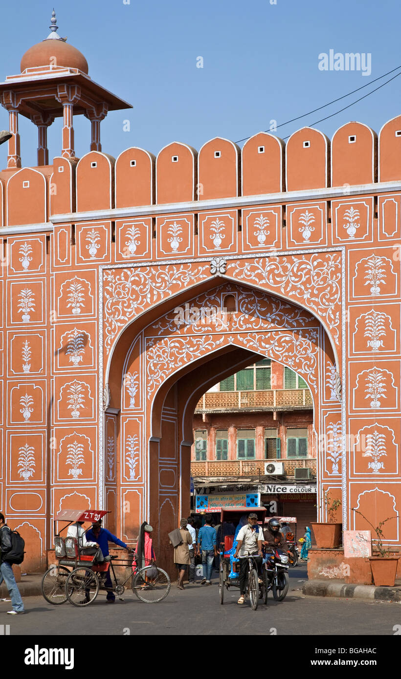 Sanganeri Gate. Jaipur. Rajasthan. India Stock Photo - Alamy