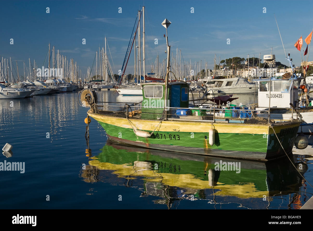Fishing boat in the port of Bandol, Provence, France Stock Photo - Alamy