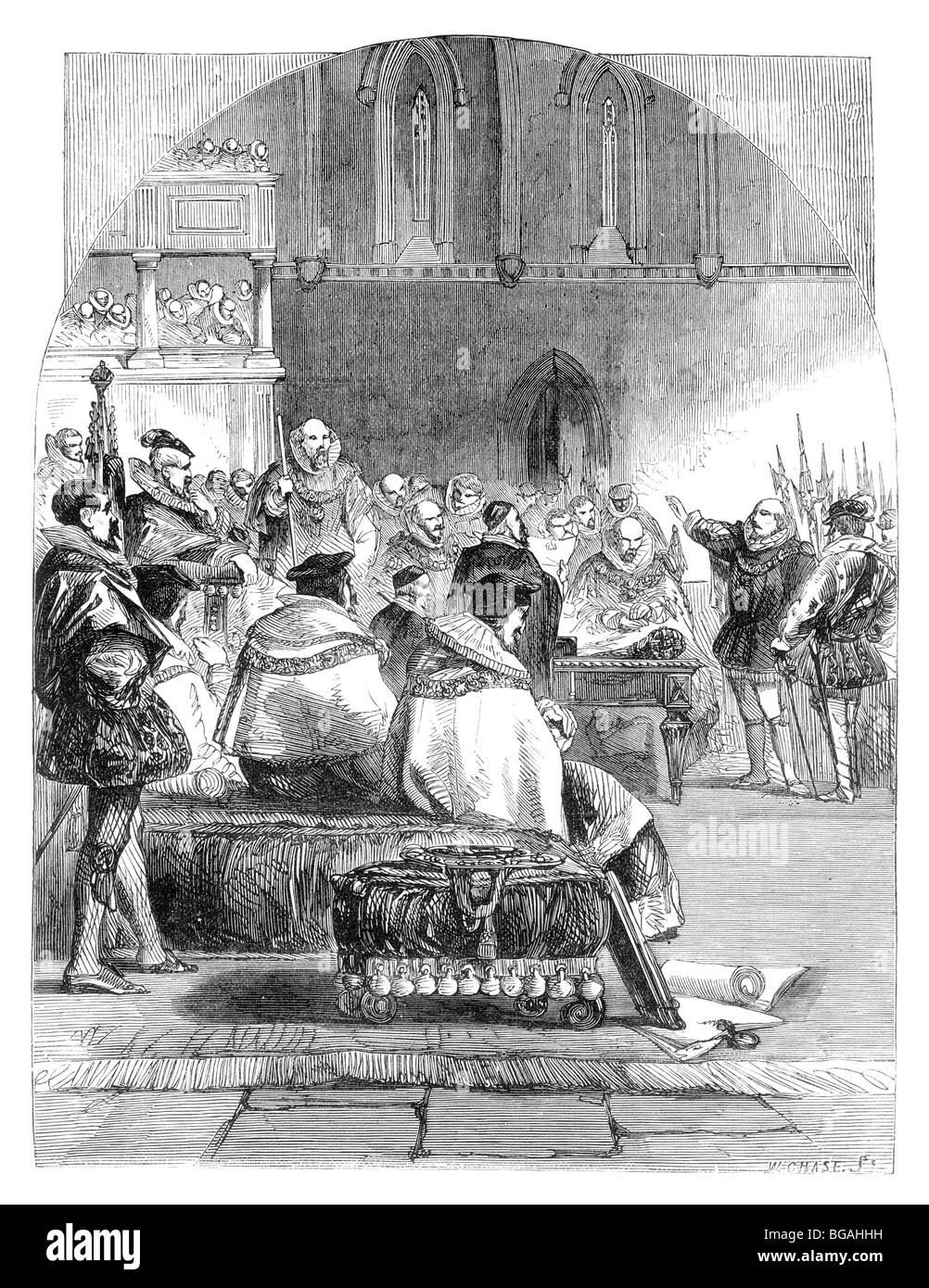 16th century duke of norfolk Black and White Stock Photos & Images - Alamy