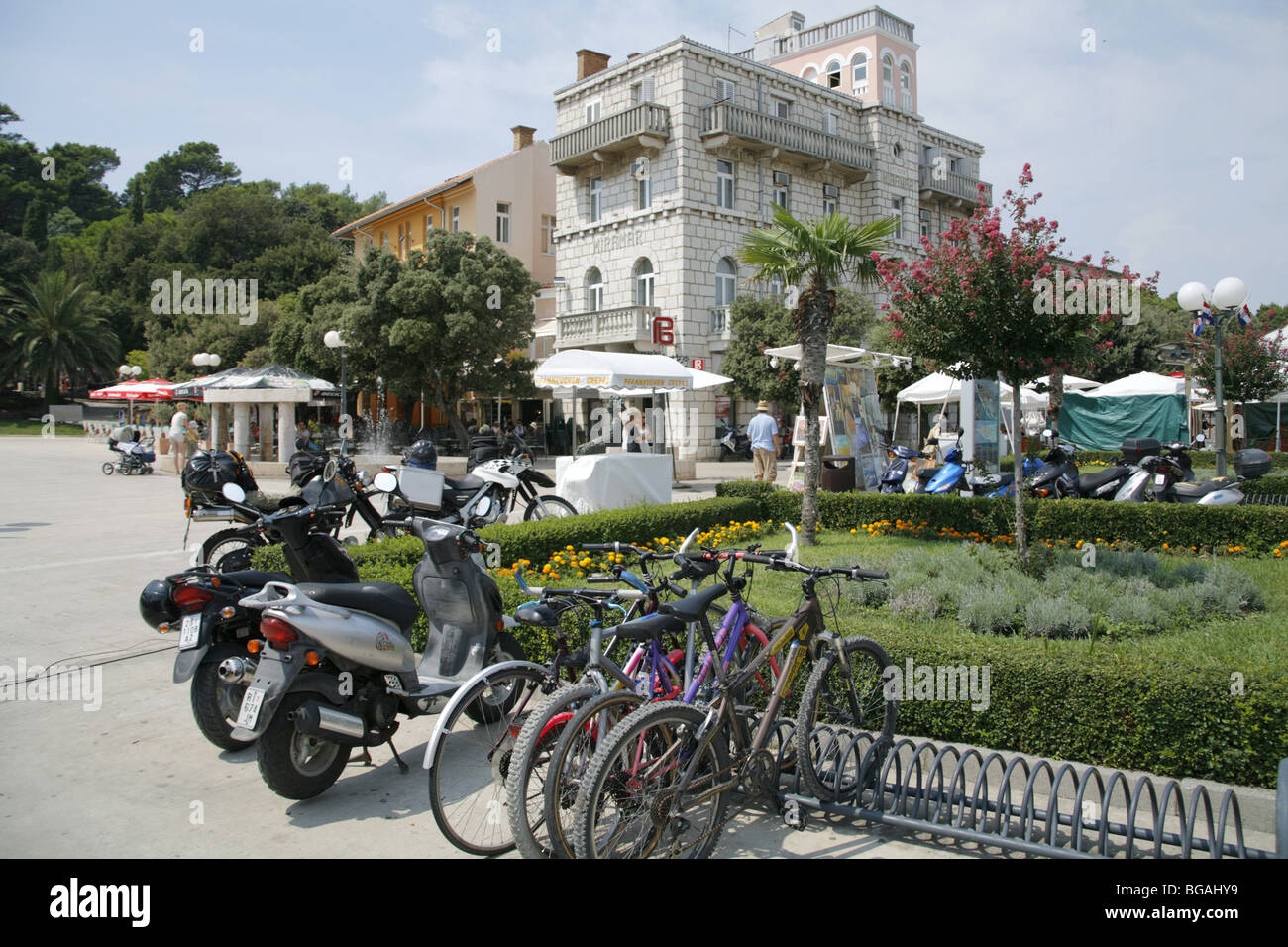 Croatia. Island Rab.City of Rab Stock Photo - Alamy
