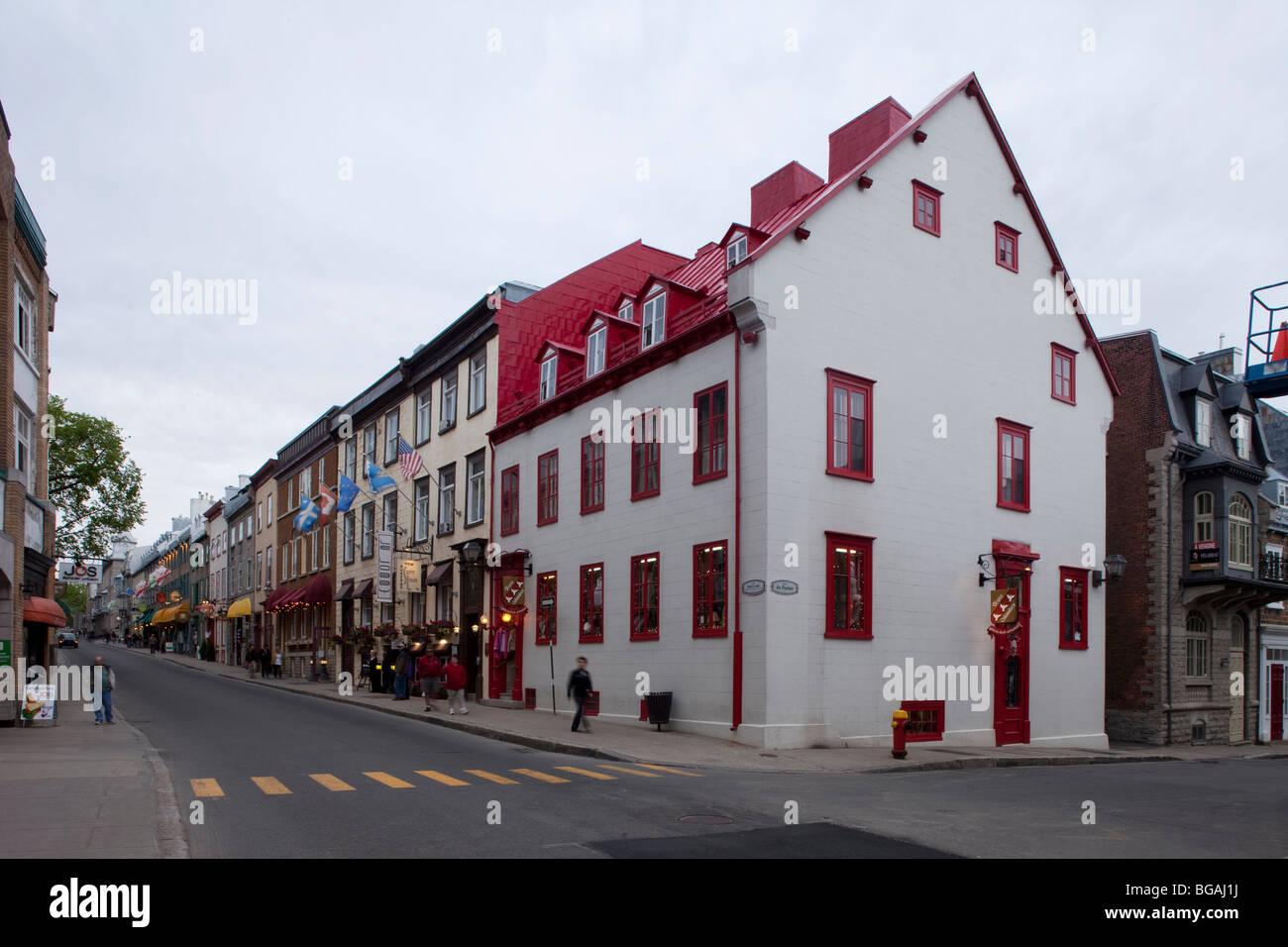 Canada. Quebec. Quebec City. Rue Saint Louis Stock Photo - Alamy