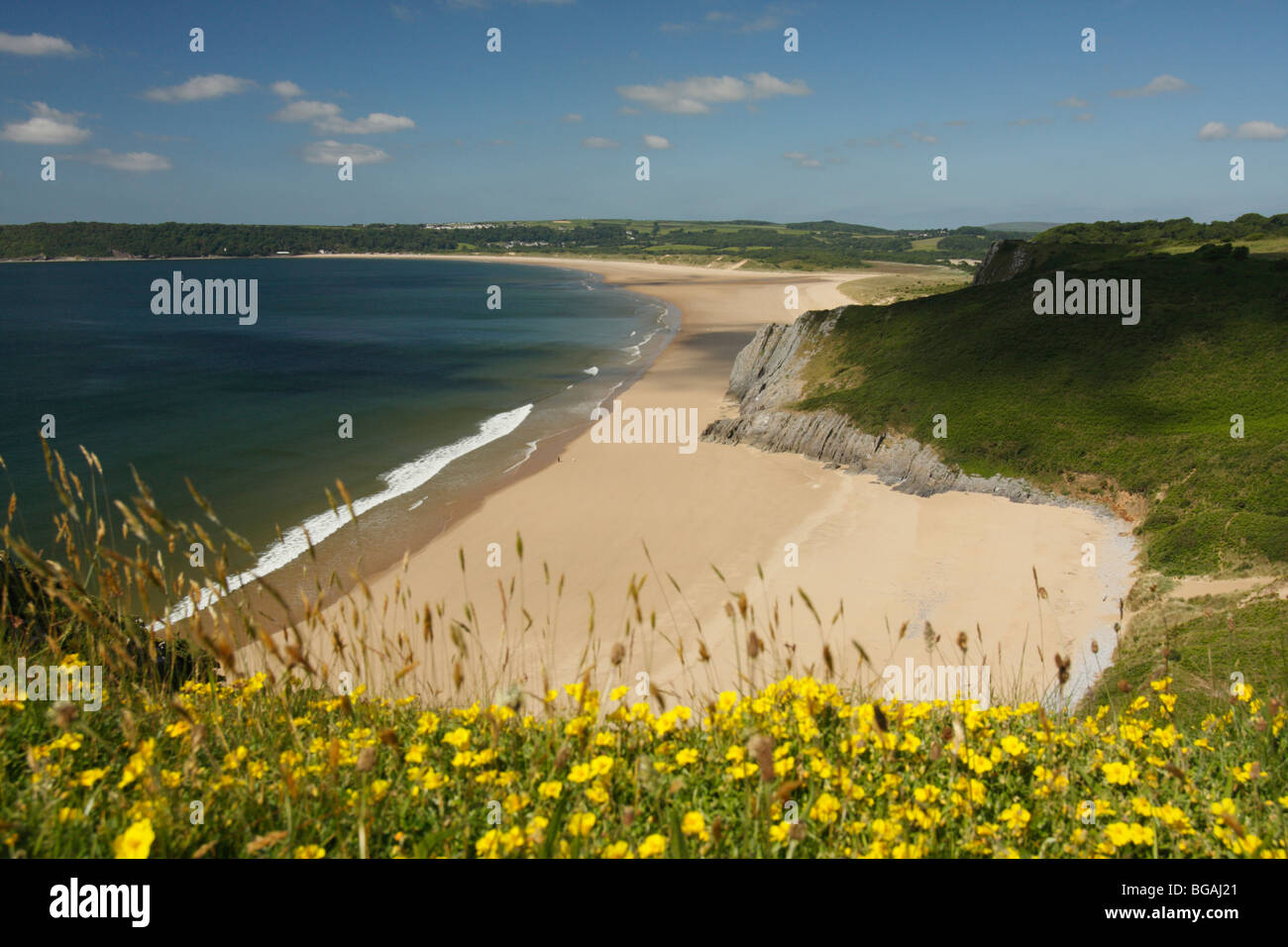 Oxwich Beach, Gower Peninsula, South Wales, U.K Stock Photo - Alamy