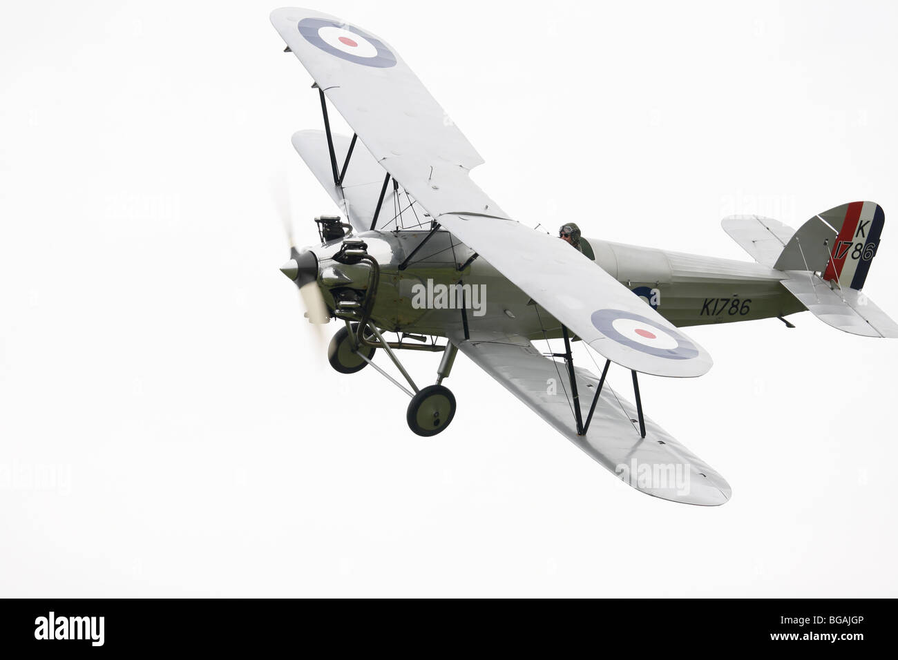 Shuttleworth - Hawker Tomtit RAF trainer -1927. 5 cylinder Armstrong ...