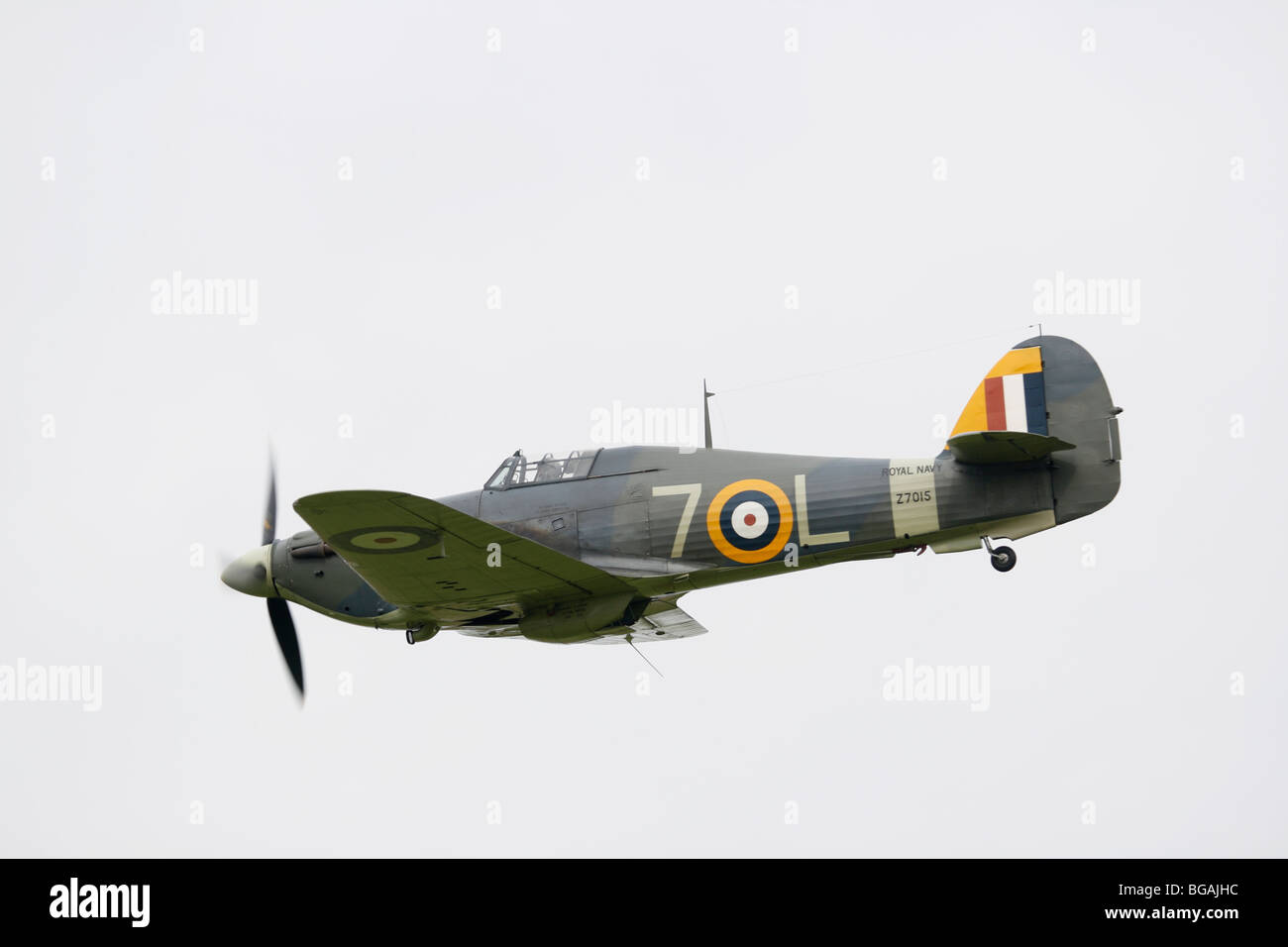 Shuttleworth - Hawker SeaHurricanE 1B fighter from 1941. Rolls Royce ...