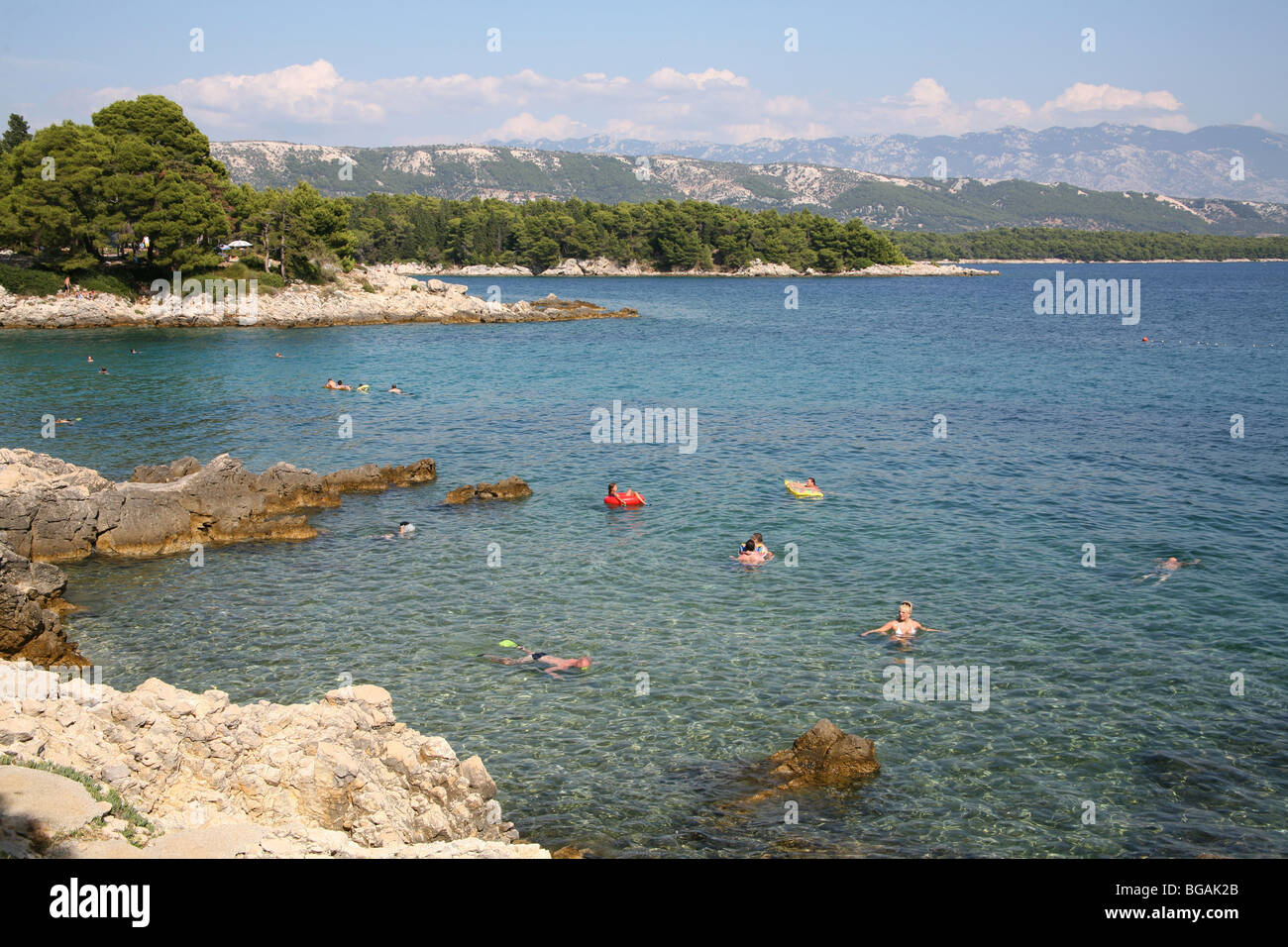 Croatia. Island Rab. Suha Punta Stock Photo - Alamy