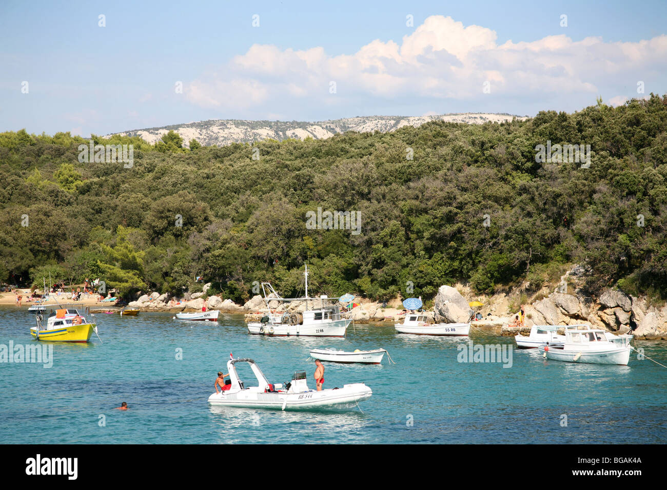 Croatia. Island Rab. Suha Punta Stock Photo - Alamy
