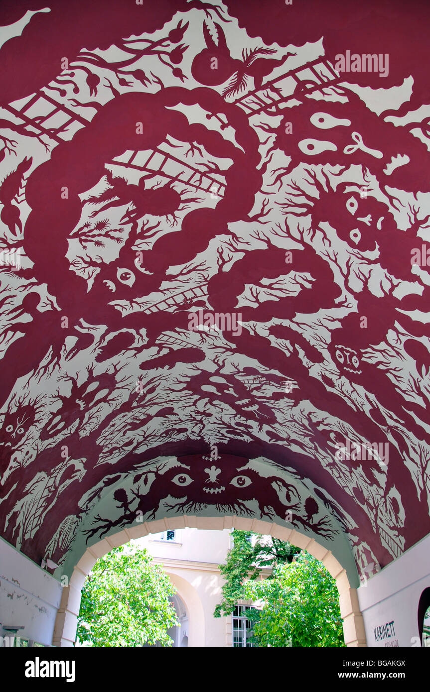 KABINETT comic passage in Museum Quarter, Vienna, Austria Stock Photo ...