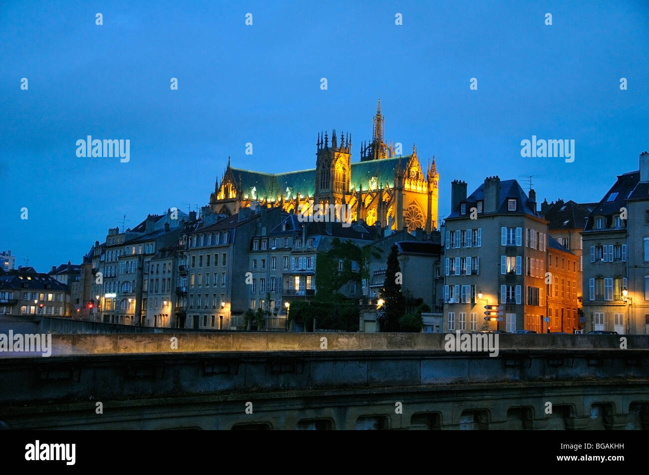 Cathédrale Saint Étienne de Metz (aka Cathedral of Saint Stephen), Metz ...