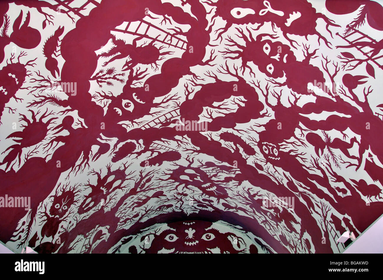 KABINETT comic passage in Museum Quarter, Vienna, Austria Stock Photo ...