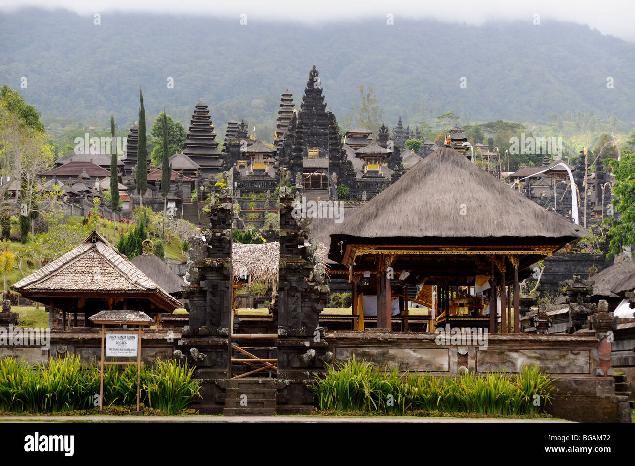 Pura Besakih, high on the slopes of Mt. Agung, is the Mother Temple of ...
