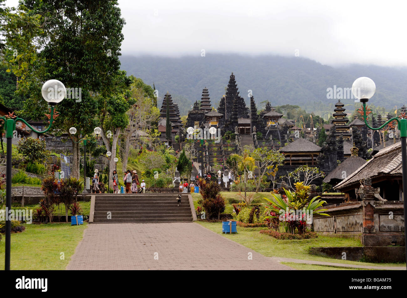 Pura Besakih, high on the slopes of Mt. Agung, is the Mother Temple of ...