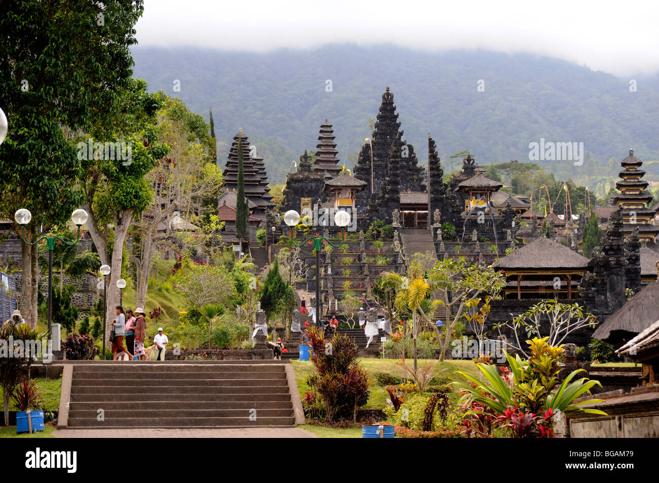 Pura Besakih, high on the slopes of Mt. Agung, is the Mother Temple of ...