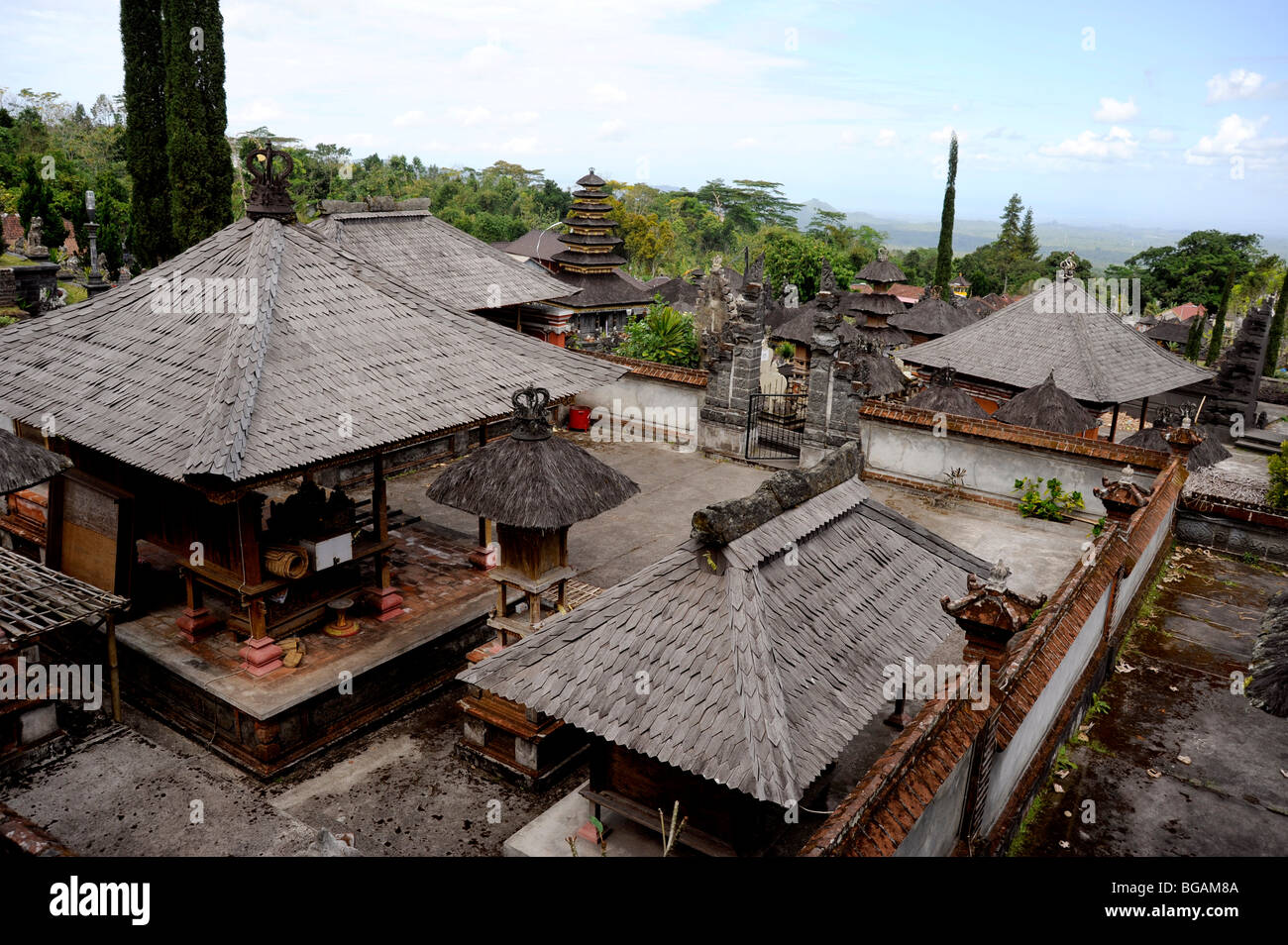 Pura Besakih, high on the slopes of Mt. Agung, is the Mother Temple of ...
