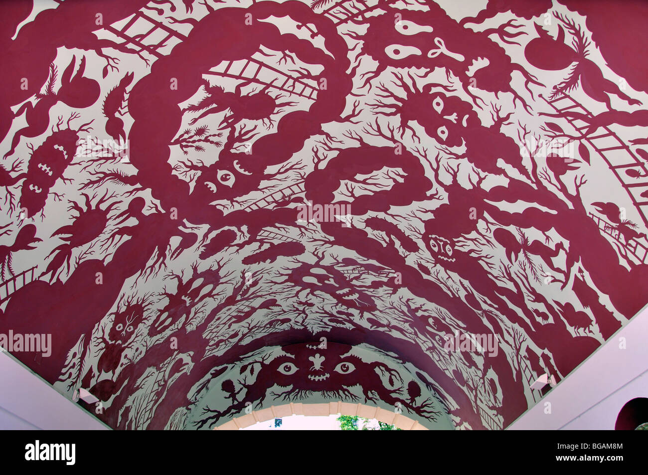 KABINETT comic passage in Museum Quarter, Vienna, Austria Stock Photo ...