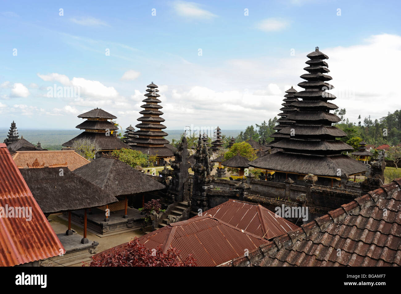 Pura Besakih, high on the slopes of Mt. Agung, is the Mother Temple of ...
