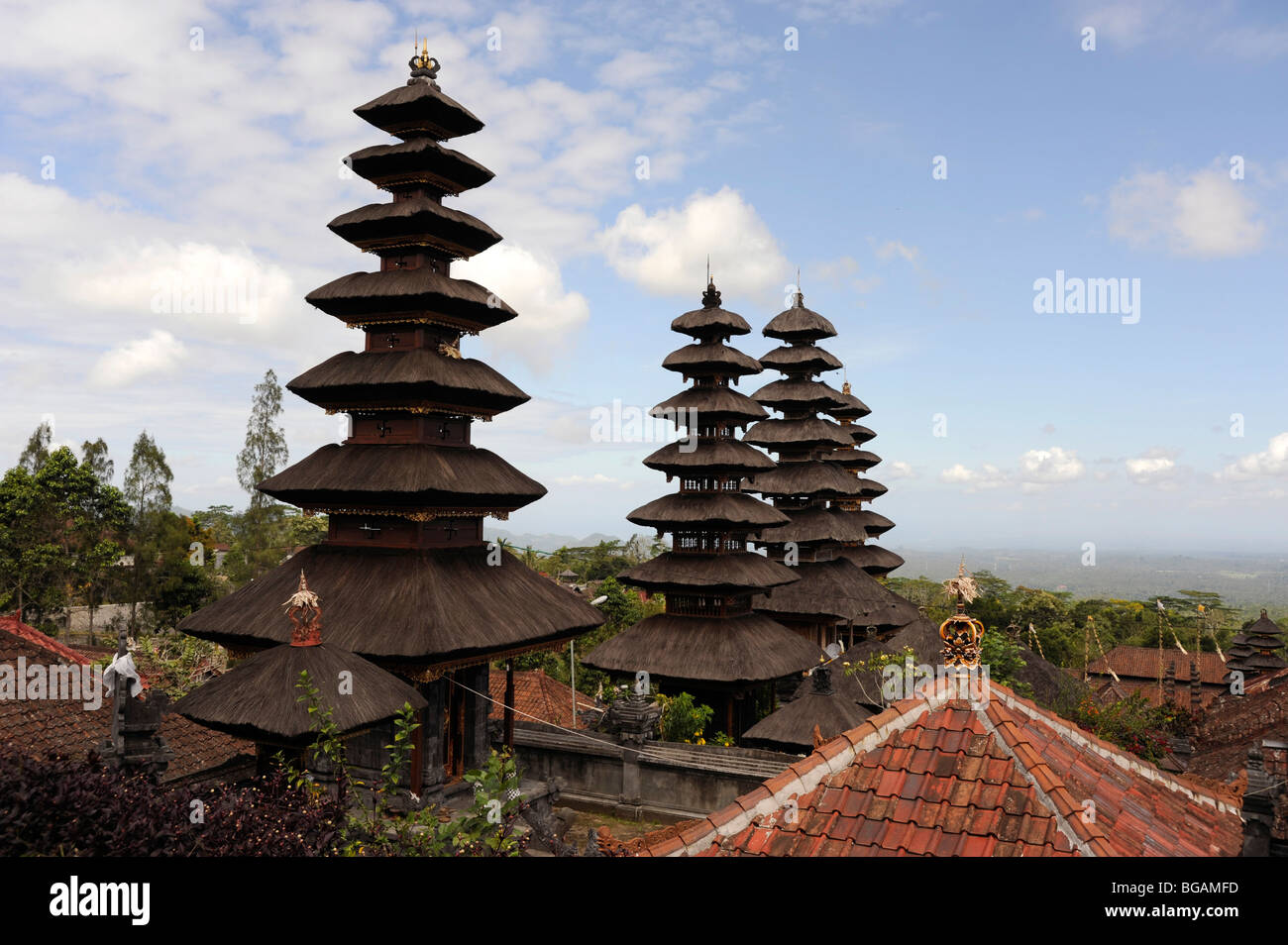 Pura Besakih, high on the slopes of Mt. Agung, is the Mother Temple of ...