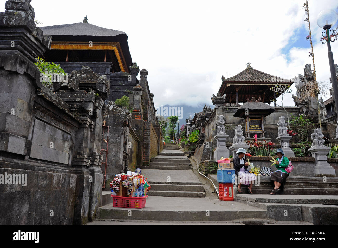 Pura Besakih, high on the slopes of Mt. Agung, is the Mother Temple of ...