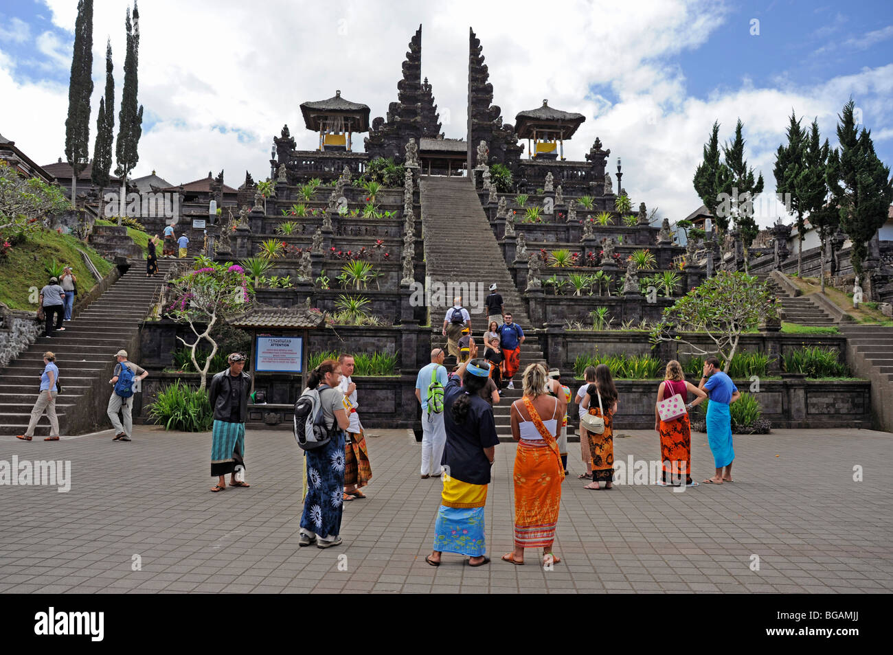 Pura Besakih, high on the slopes of Mt. Agung, is the Mother Temple of ...