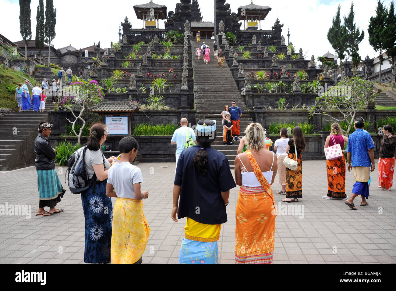 Pura Besakih, high on the slopes of Mt. Agung, is the Mother Temple of ...