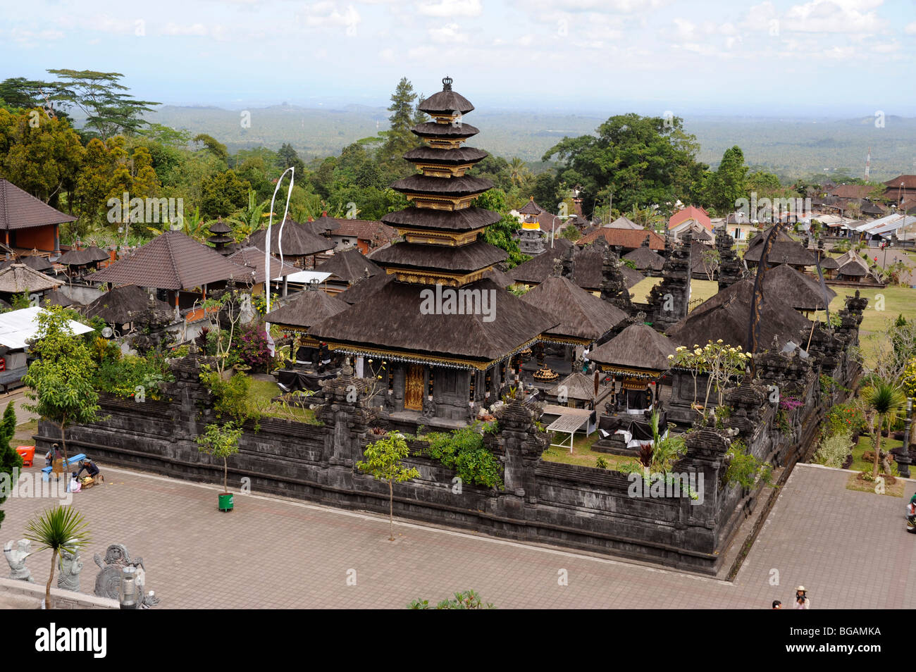 Pura Besakih, high on the slopes of Mt. Agung, is the Mother Temple of ...