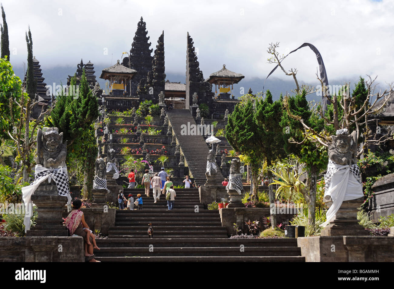 Pura Besakih, high on the slopes of Mt. Agung, is the Mother Temple of ...